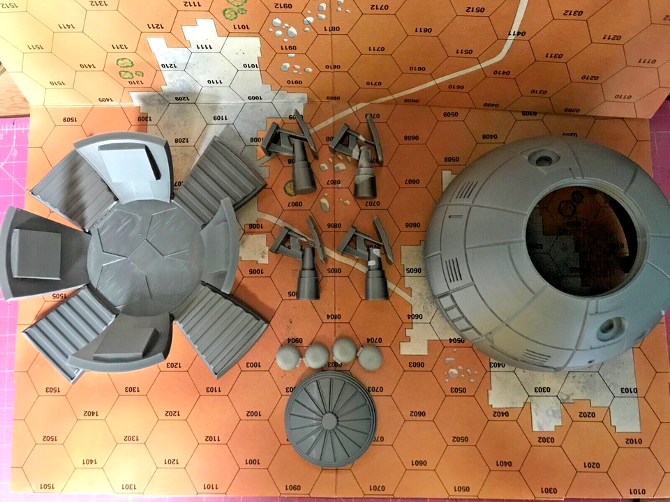 BattleTech - Mechscale Confederate Dropship | eBay