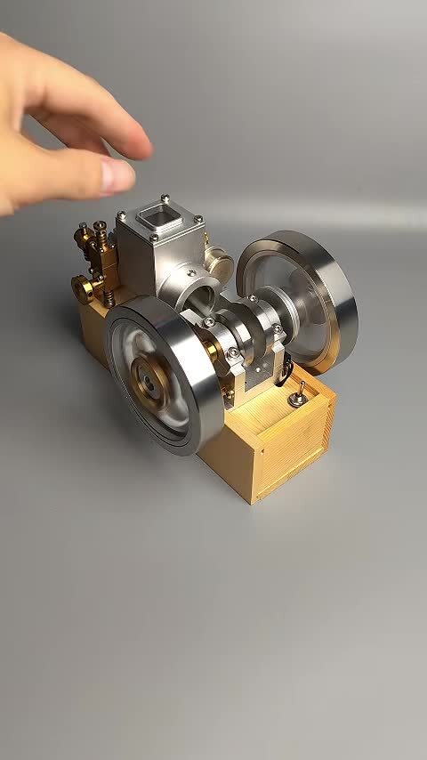 Gas Engine Generator Model Horizontal Double Flywheels Internal ...