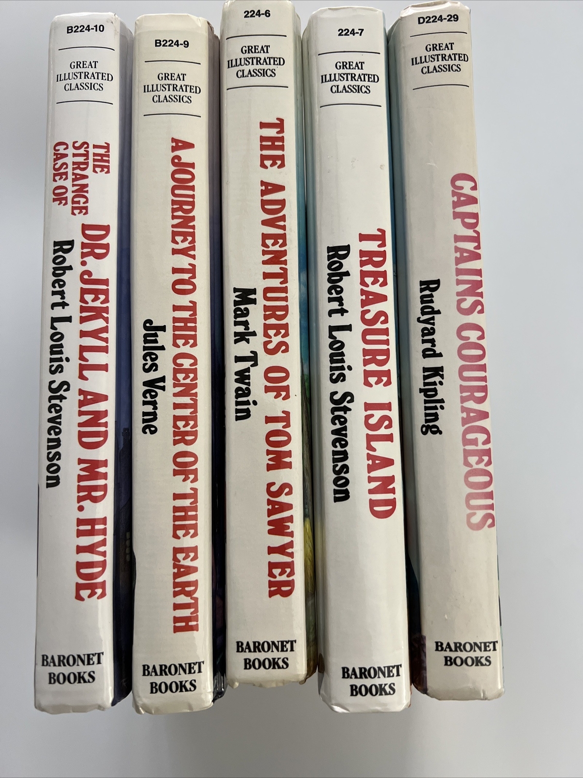 Lot of 5 Great Illustrated Classics Hardcover Book Set Vintage NIce ...