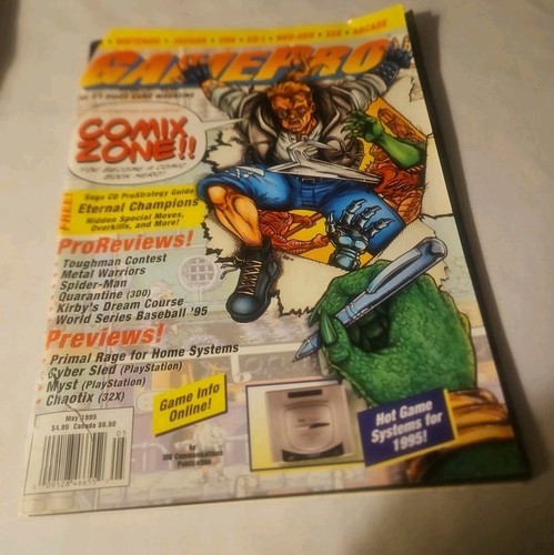 1995 May, GamePro Magazine, Reviews! Hot Game Systems (MH55) | eBay
