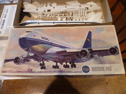 Airfix BOAC Boeing 747 Jumbo Jet in 1/144th scale model kit | eBay