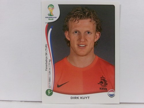 2014 Panini FIFA World Cup Brazil Album Stickers Dirk Kuyt #142 | eBay