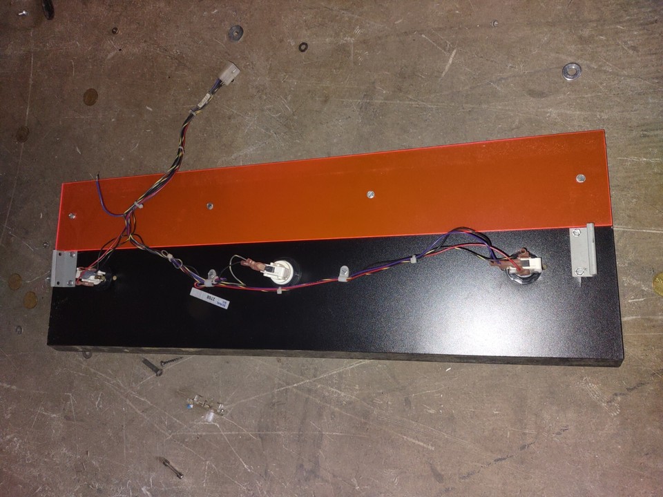 crossfire paintball arcade wood control panel #971 | eBay