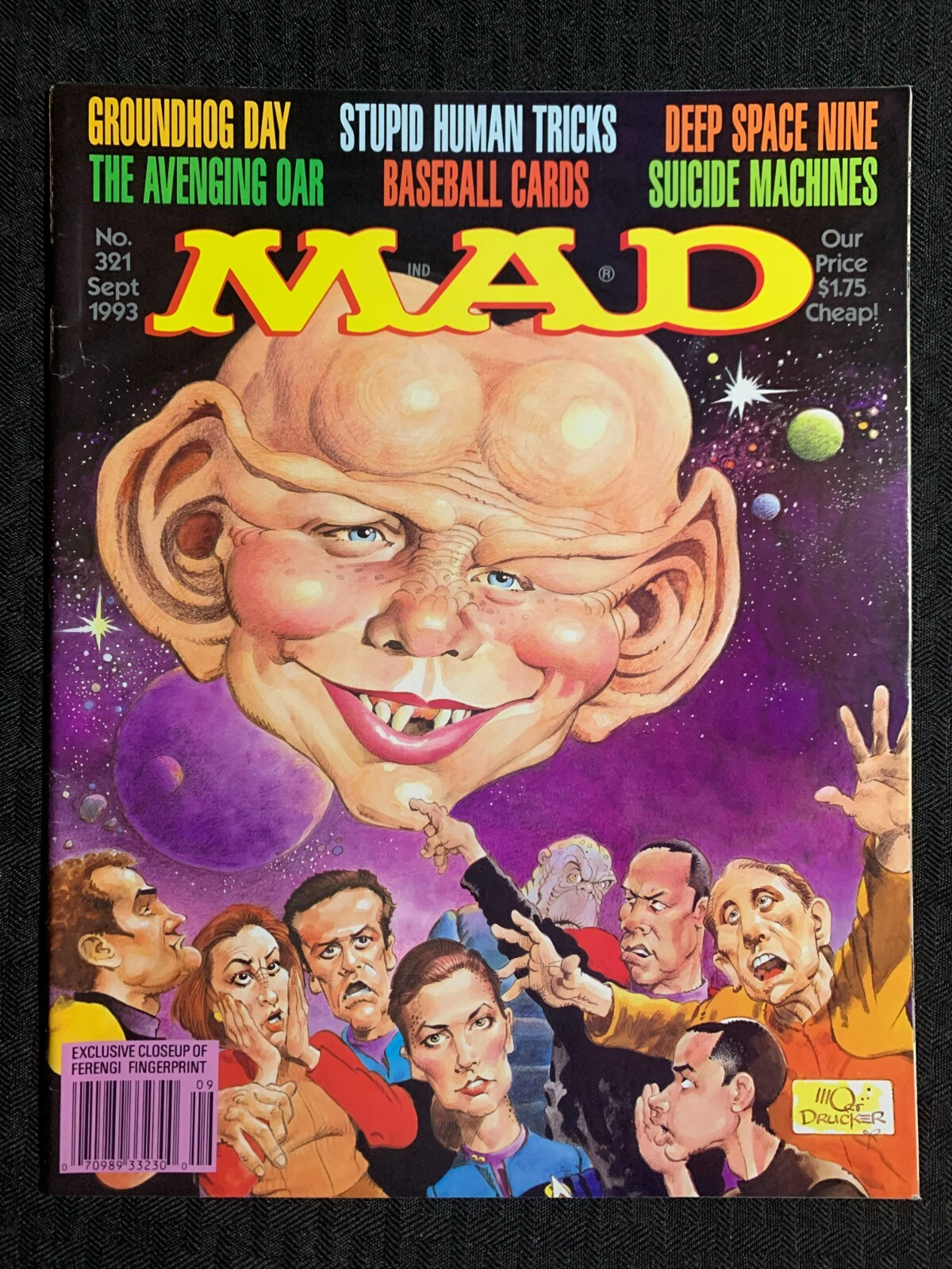 1993 MAD MAGAZINE #321 FN 6.0 Alfred E Neuman / Star Trek Cover | eBay