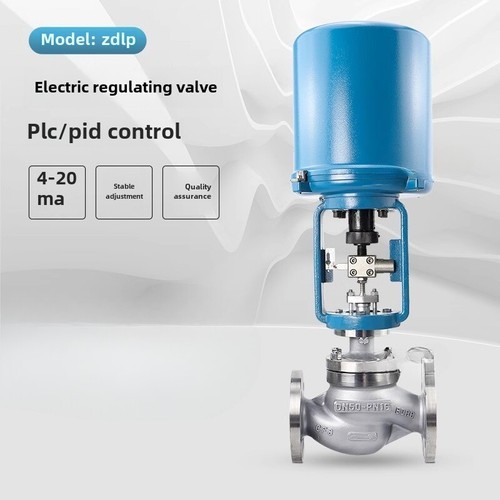 Open and Close Single-seat Carbon Steel AC220V Electric Steam Control ...