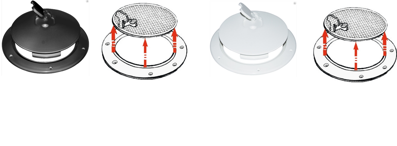 Inspektionsluke Inspektionsdeckel Revisionsklappe Luke Deckel Boot | eBay