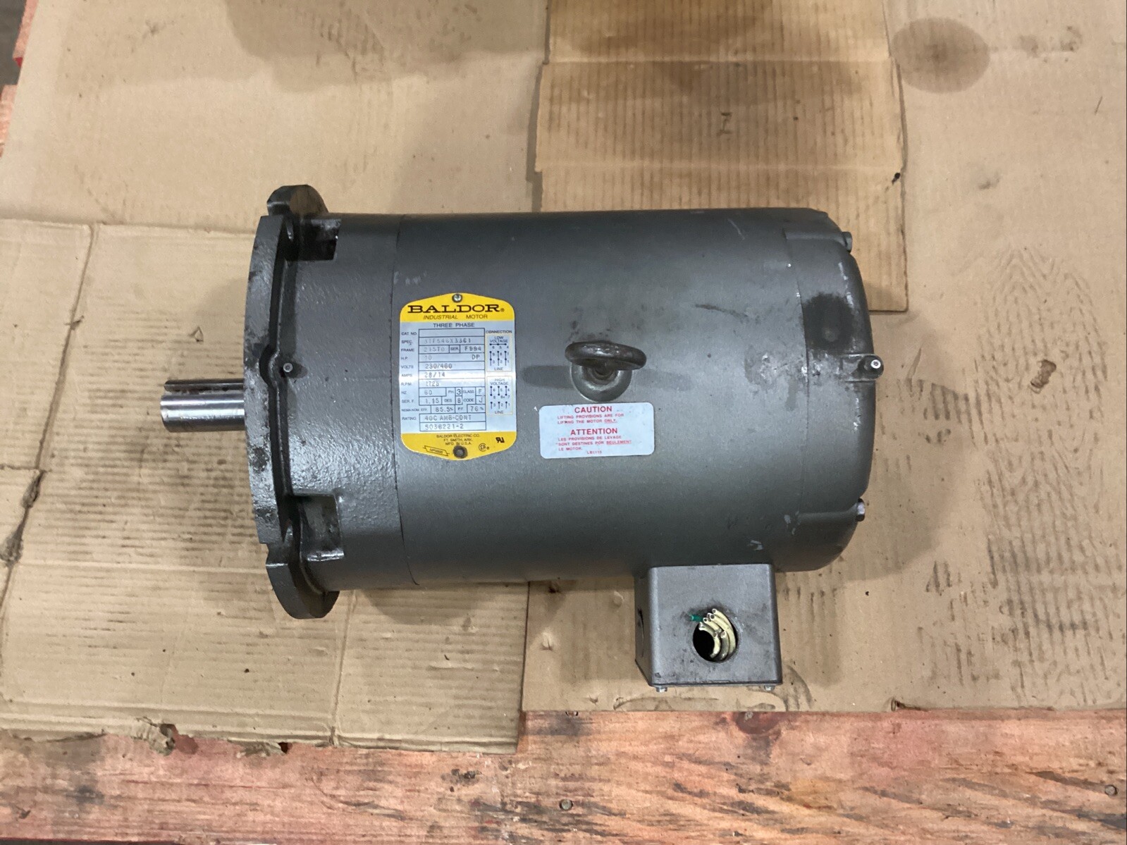 BALDOR 10 HP Motor 37F546X33G1 #117294 for sale online | eBay