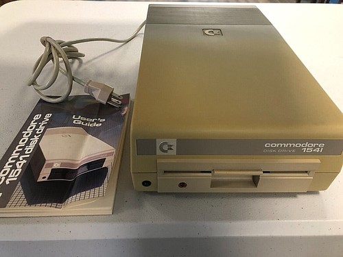 COMMODORE 1541 DISK DRIVE WITH MANUAL FOR COMMODORE 64 SYSTEM TESTED ...