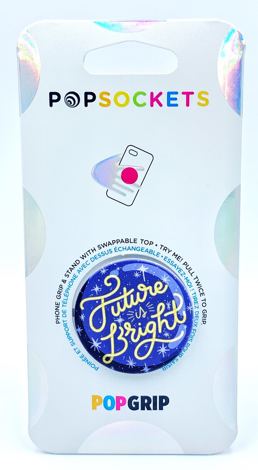 PopSockets Future Is Bright Purple Phone Grip PopSocket Pop Socket ...