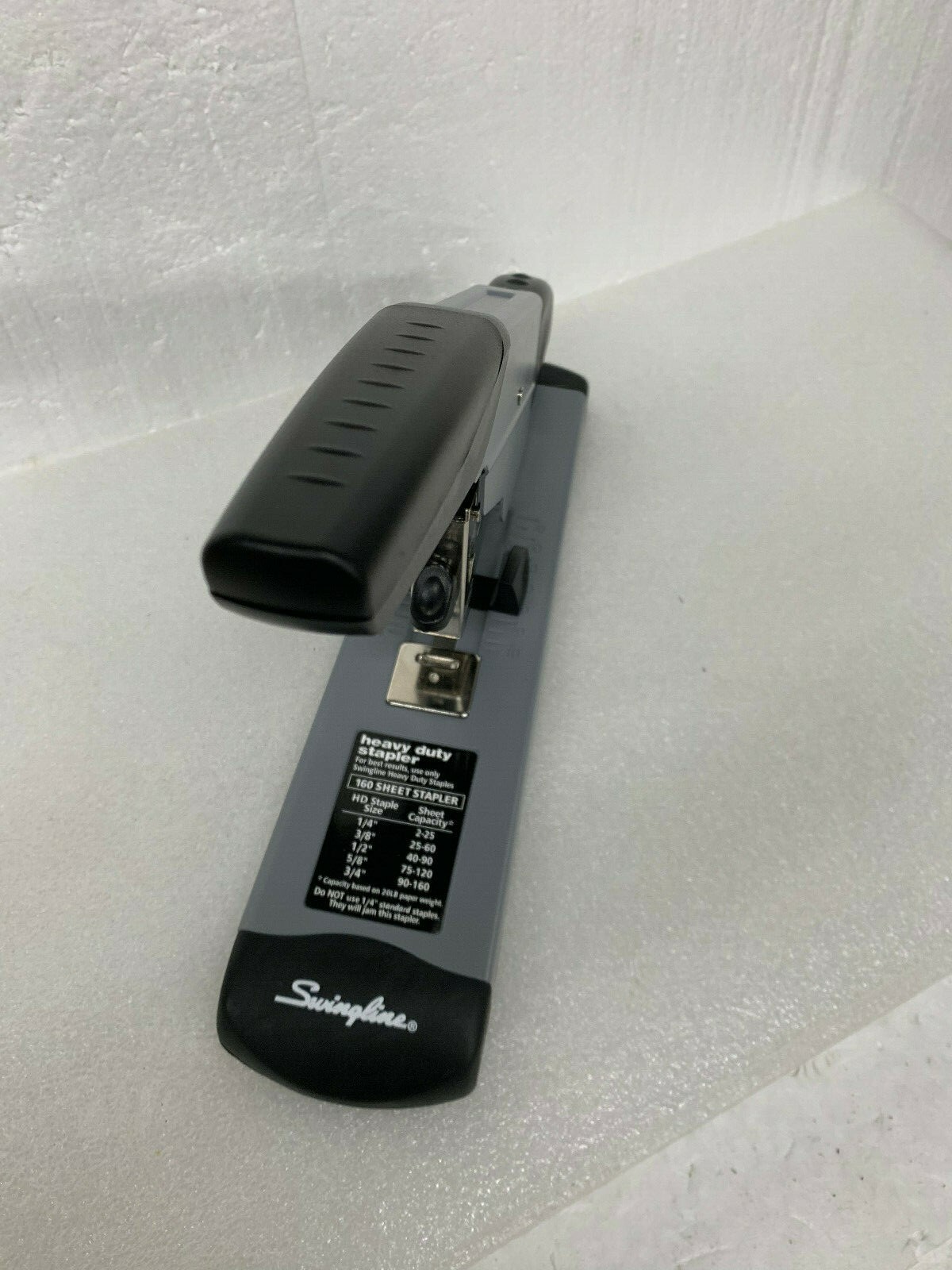 Swingline Heavy Duty Stapler, 160 Sheet Capacity, Black/Gray 39005 | eBay