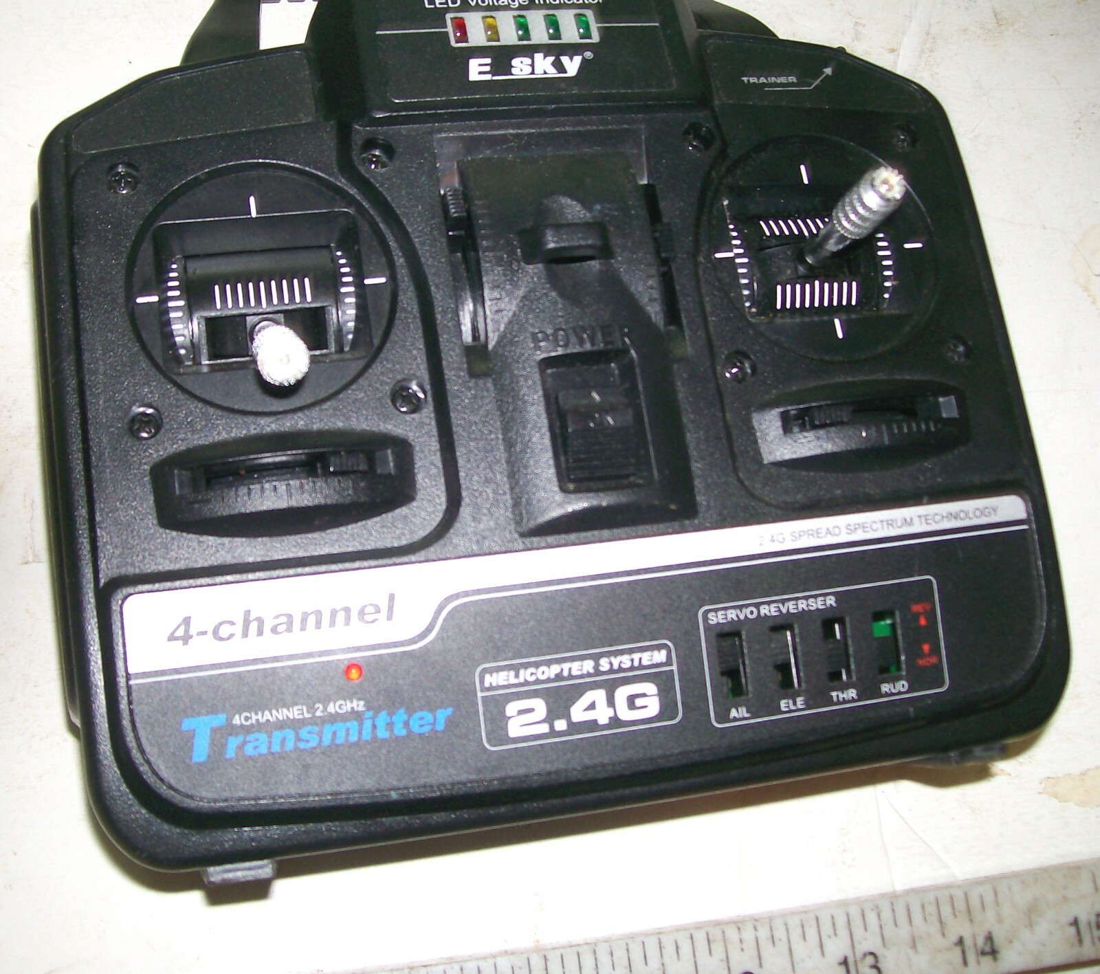 ESKY Helicopter System 2.4G 4-Channel R/C Radio Transmitter for Helios ...