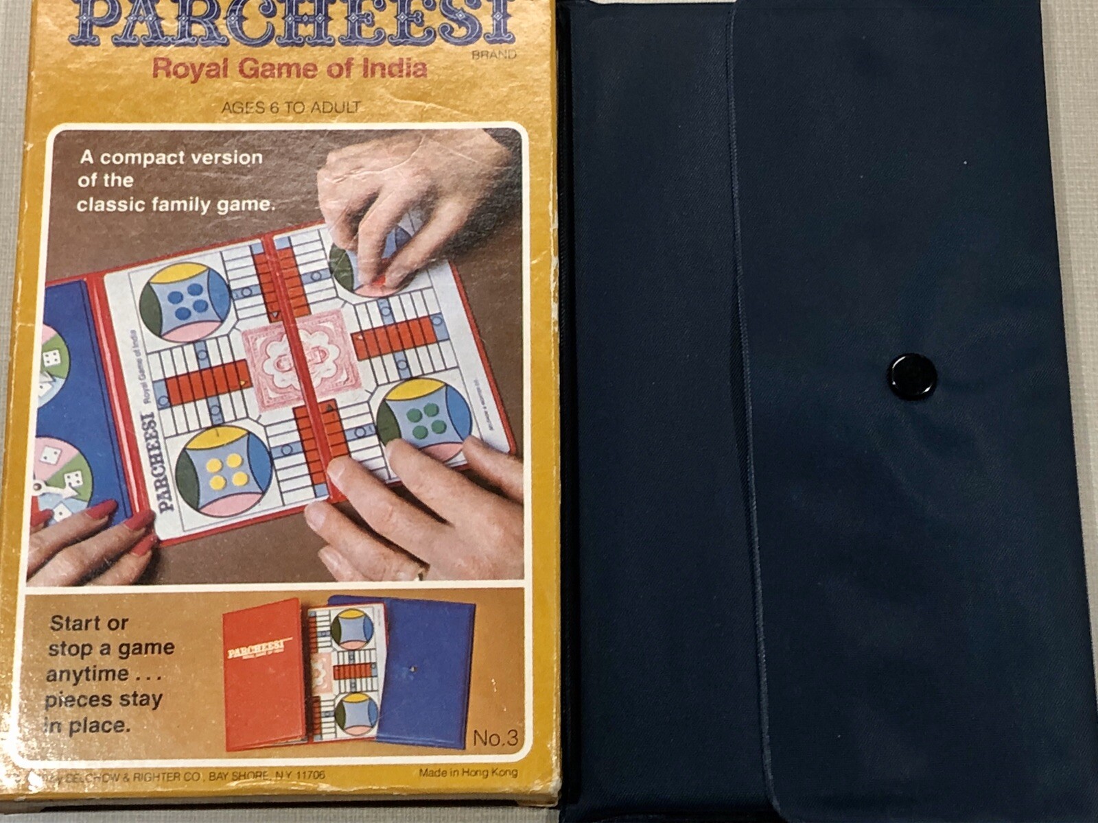 Vintage 1980 Parcheesi Pocket Travel Ed.Selchow and Righter #3 Used ...
