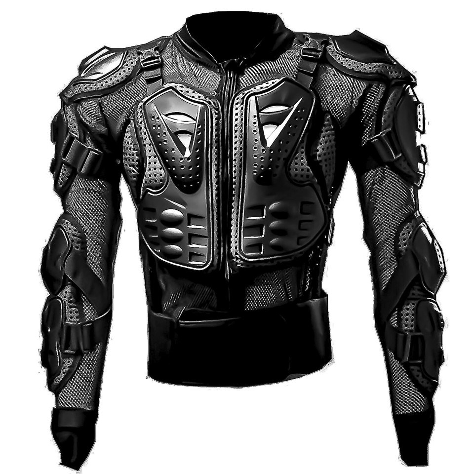 CE MOTORCYCLE MOTOCROSS BIKE GUARD PROTECTOR ADULT BODY ARMOR BLACK CE ...