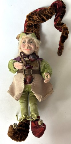 Vintage 12" Colonial Aldik Woodland Forest Elf Doll acorns rare | eBay