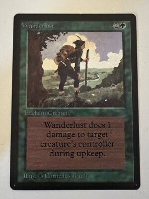 Magic the Gathering MTG Beta Wanderlust NM (Beta Bob) | eBay