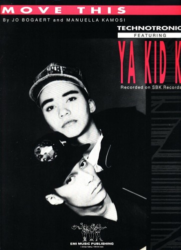 TECHNOTRONIC FEATURING YA KID K MOVE THIS SHEET MUSIC PIANO/VOCAL ...