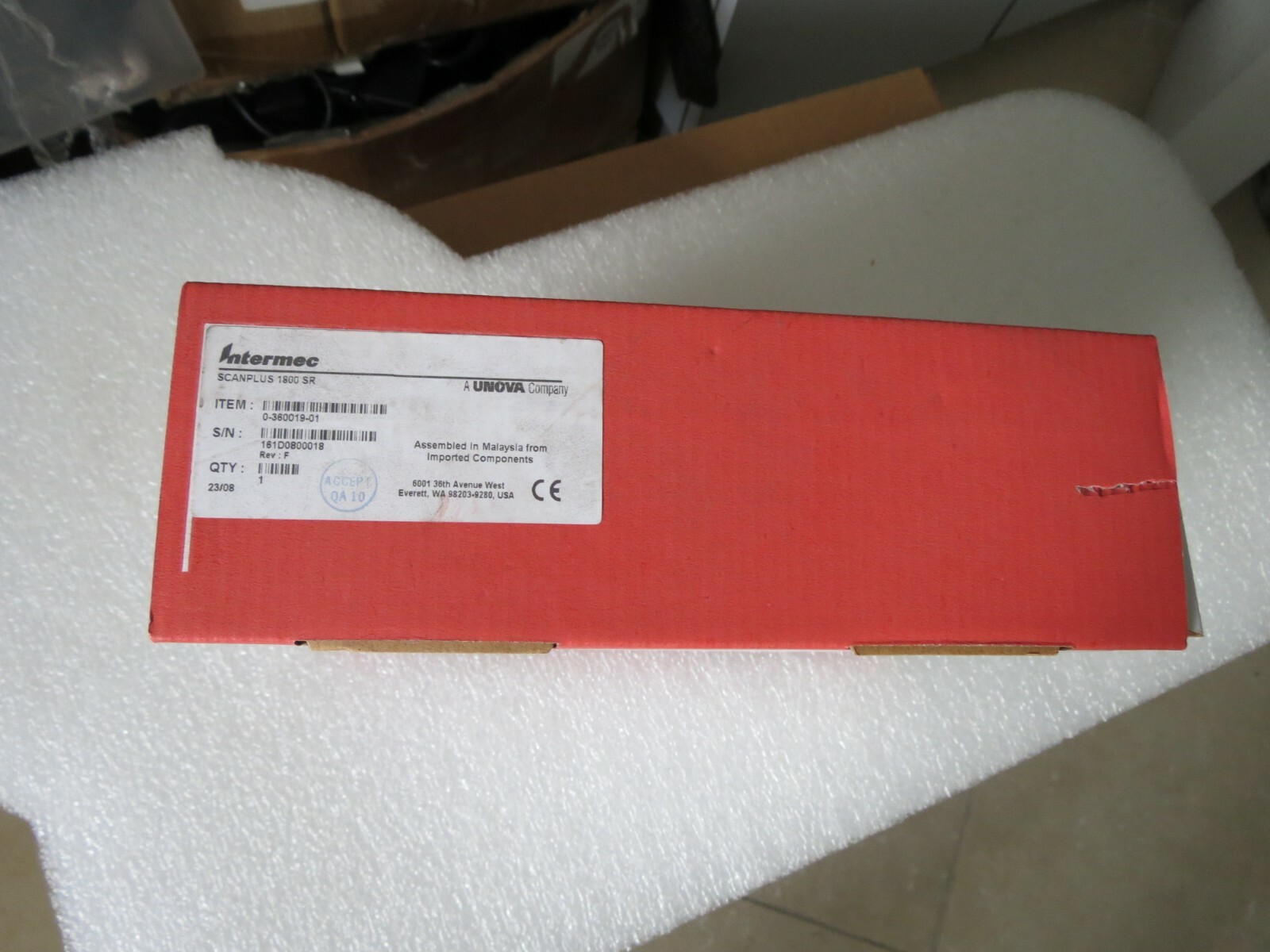 Intermec ScanPlus 1800 SR Barcode Scanner 0-360019-01 New | eBay