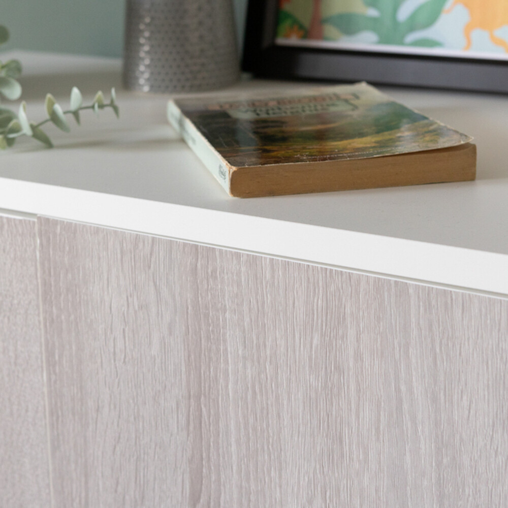 67.5cm x 2m d-c-fix SONOMA OAK GREY sticky back plastic vinyl wrap film ...