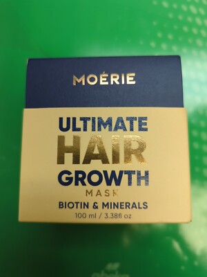NEW Moerie Ultimate Hair Growth MASK Biotin & Minerals 3.38 Fl Oz Exp ...