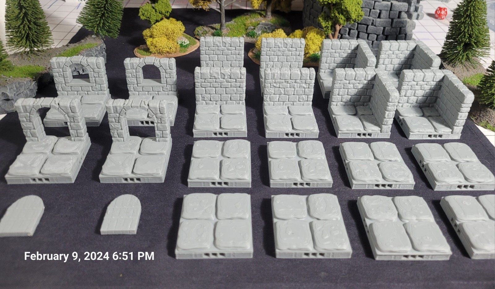 Openforge Dungeon Stone Tiles Base Set Magnetic And Openlock (Set Of 20 ...