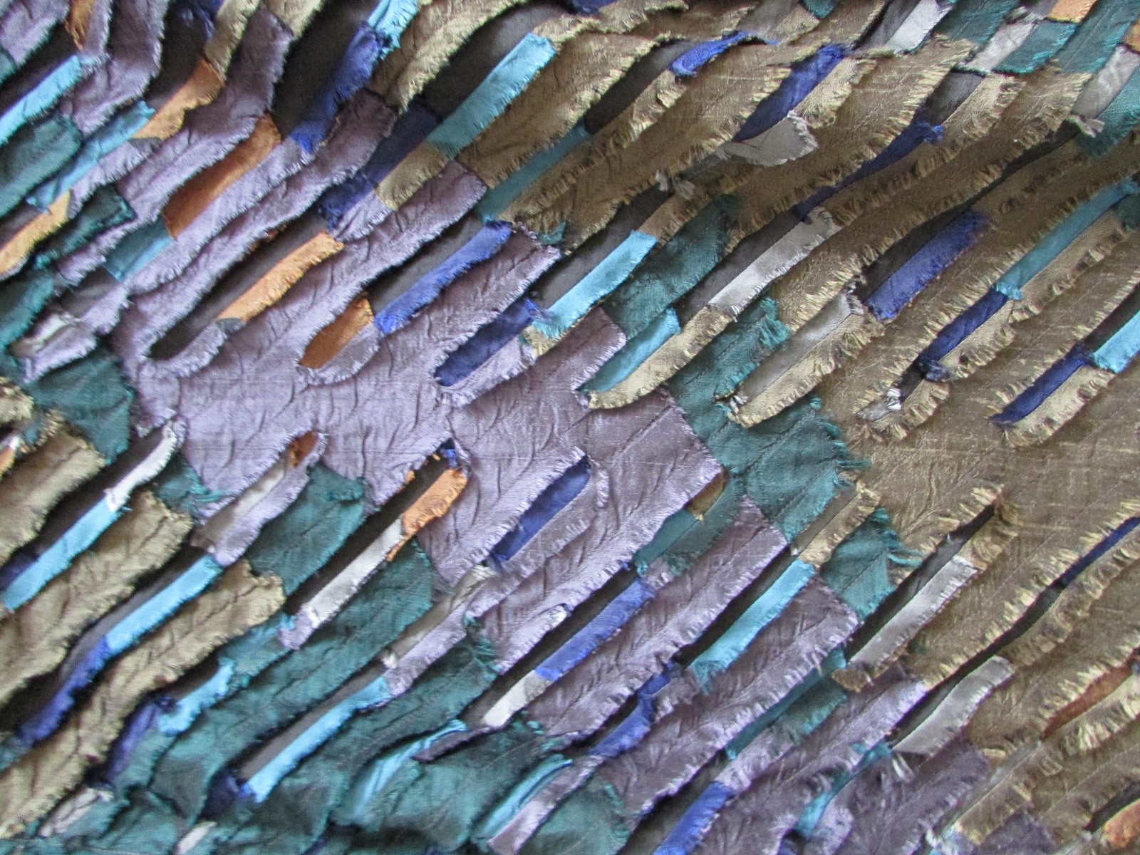 $1600 Tim Harding Textile Art Jacket Turquoise/Purple 100% Silk Art ...