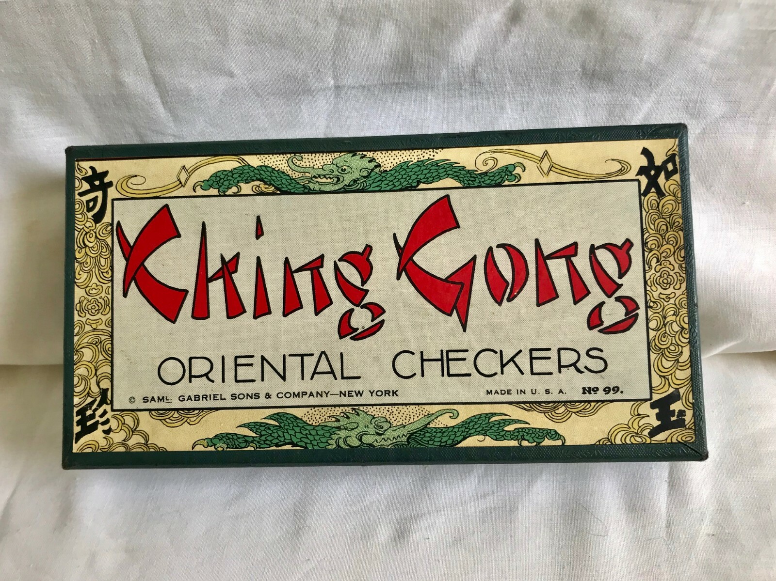 Vintage Ching Cong Oriental Checkers Game Pieces #99 | eBay