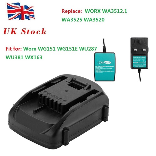 Battery For Worx 4000mAh 18V Li-ion WA3512.1 Rockwell RW9161 WG251 ...
