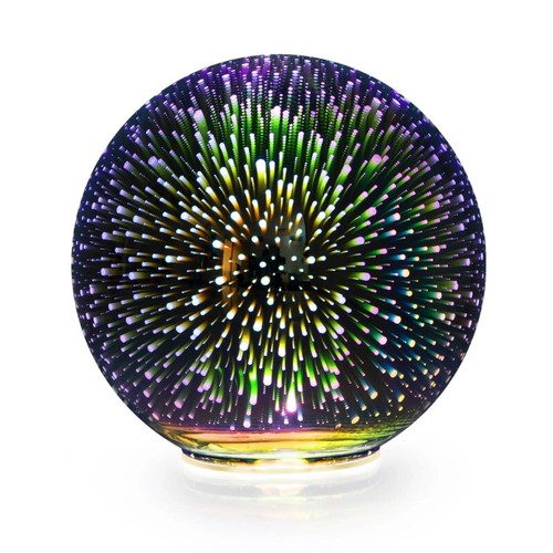 BrightSide 6 inch Plasma Globe LED Light, Multicolor Glass LED Mood ...