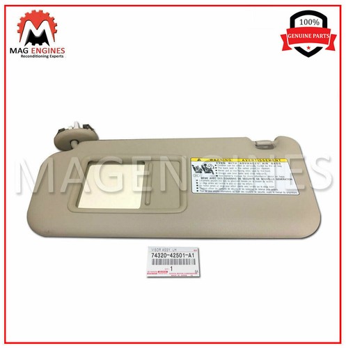 74320-42501-A1 GENUINE OEM DRIVER SIDE SUN-VISOR ASSY, LH 7432042501A1 ...