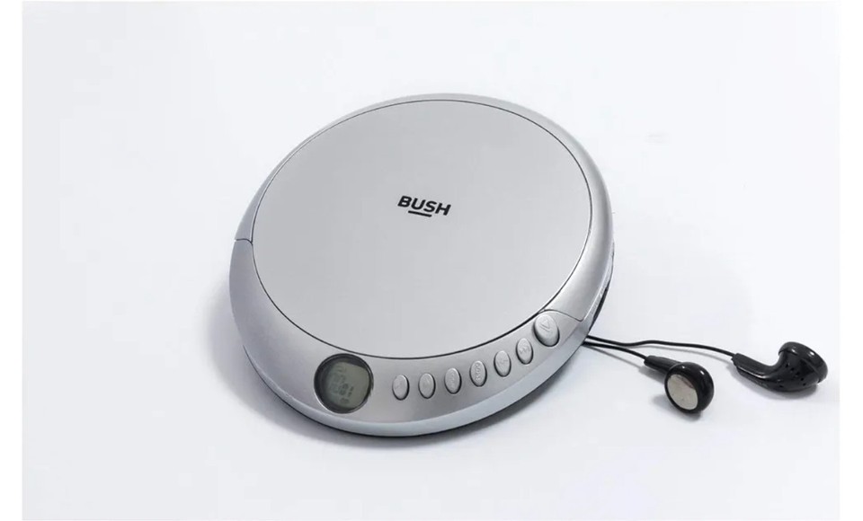 Bush Personal CD Player Portable Walkman with LCD Display & Inc ...