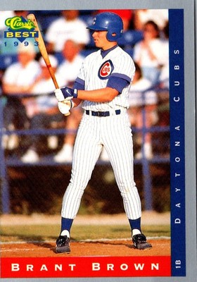 1993 Classic Best Brant Brown #172 Daytona Cubs Baseball Card | eBay