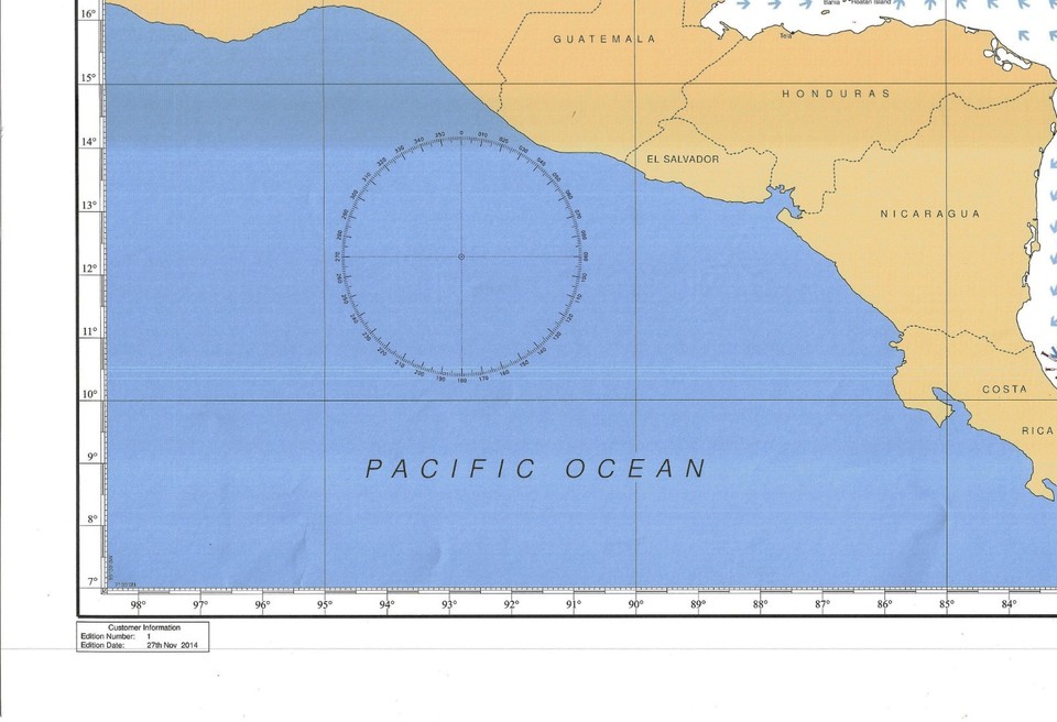 5142 11 Routeing Chart Gulf Of Mexico Caribbean Sea Marine Map Chart ...
