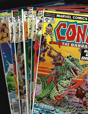 Conan the Barbarian Set of 10 (#60-69) VF/VF+ King Kull Red Sonja Belit ...