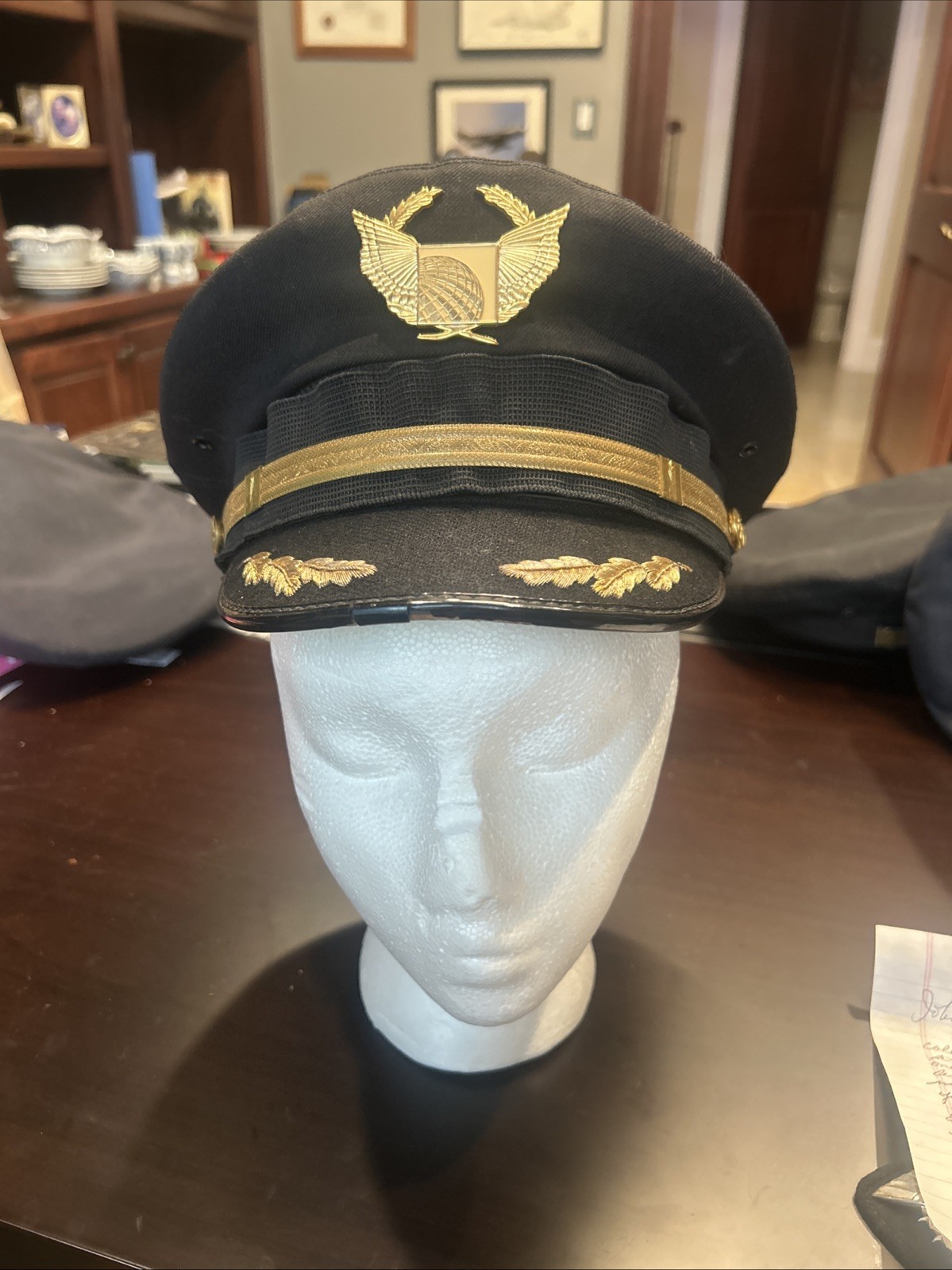 Continental Airlines Pilot Captain Hat | eBay