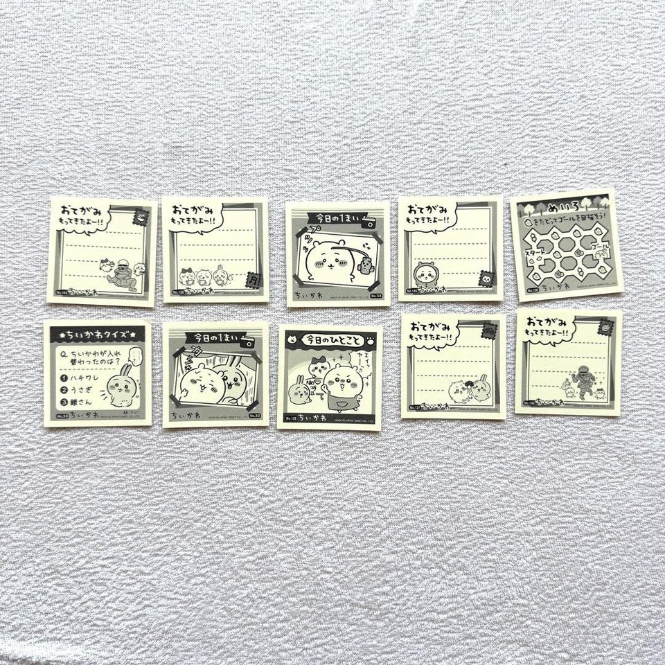 Chikawa Hachiware Rabbit Armor Sticker 10 Piece Collection | eBay