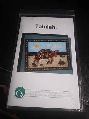 TALULAH Quilting Pattern BJTU-34 BJ Designs & Patterns Turtle Tortoise ...