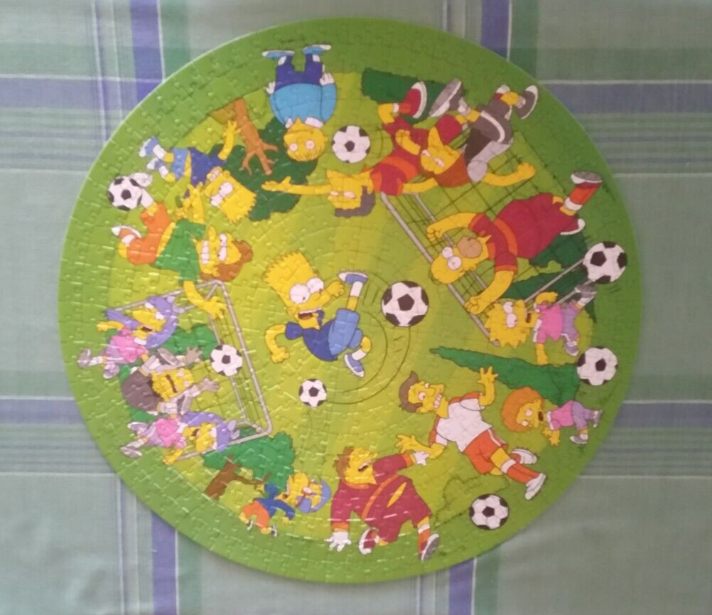 The Simpsons Circular jigsaw puzzle 500 piece | eBay Australia