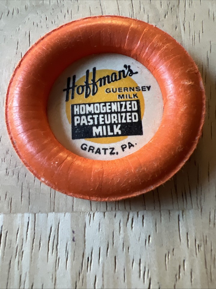 Hoffman's Guernsey Milk Cap Gratz, PA Homogenized Pasteurized Milk | eBay