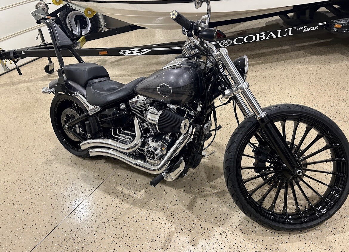 Harley CVO Turbine FXSB 2013 -24 Breakout Softail BLACK Wheel REAR ...