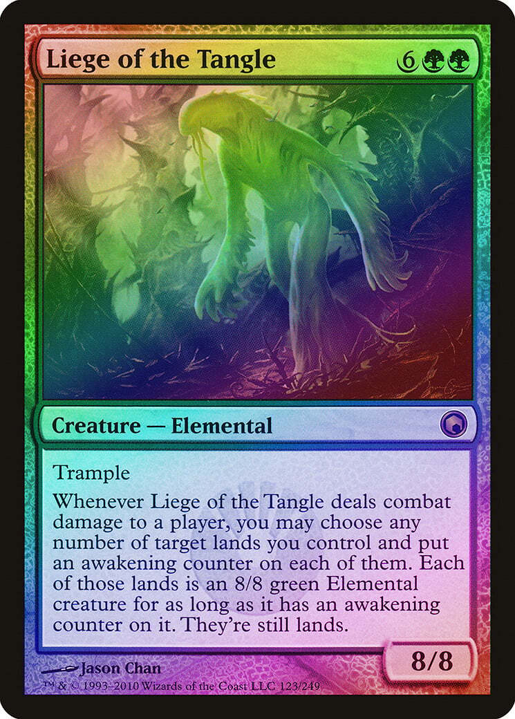 Liege of the Tangle FOIL Scars of Mirrodin PLD Mythic Rare CARD ...