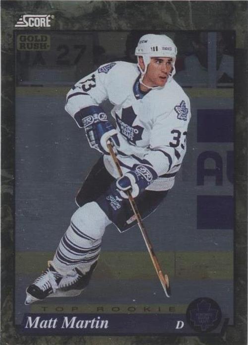 1993-94 Score - Matt Martin #635 Canadian Gold Rush (RC) for sale ...