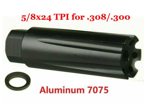 US Sell! Muzzle Brake 5/8x24 TPI Low Concussion Linear Compensator for ...