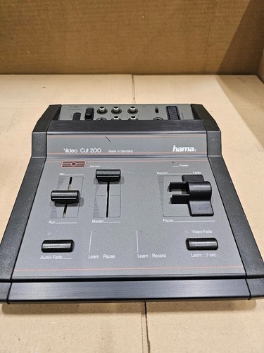 Hama Video Cut 200 Editing Console - Funzionamento, Segni Di Utilizzare ...