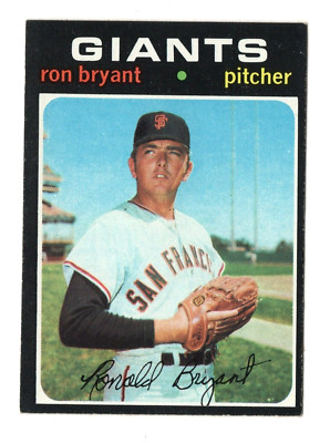 1971 Topps Baseball Card #621 Ron Bryant – San Francisco Giants | eBay