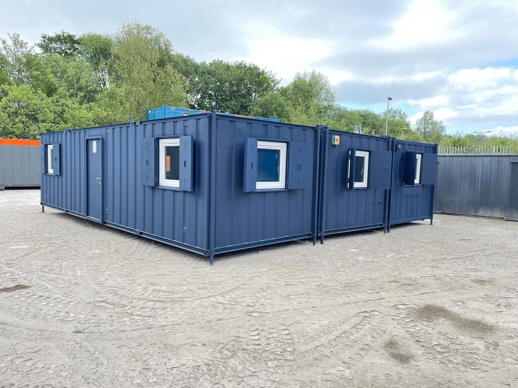 32FT X 30FT MODULAR CONTAINER - 3X 32FT CONTAINERS | eBay UK