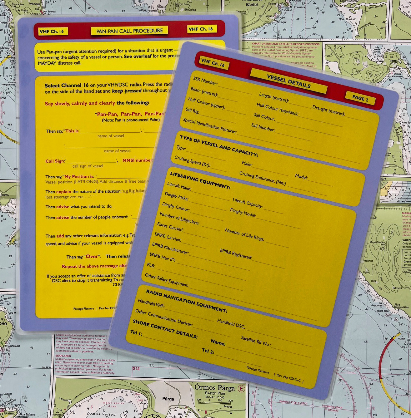 Mayday & Pan-Pan Call + MMSI Number & Call Sign+Your Boat Detail ...