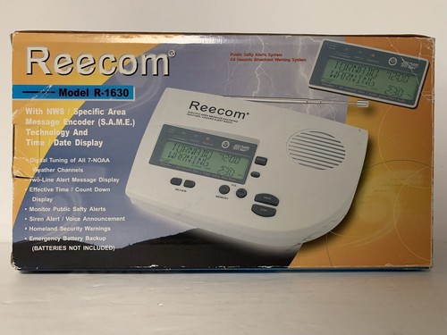 NIB Reecom R-1630 Radio - Monitors for Severe-Weather/Hazard Alerts New ...