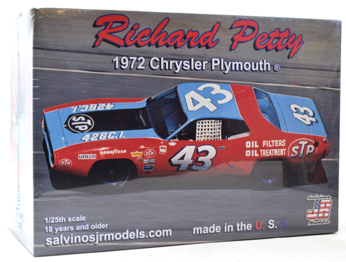 Salvino JR Models "STP" Richard Petty 1972 Chrysler Plymouth 1/25 Model ...