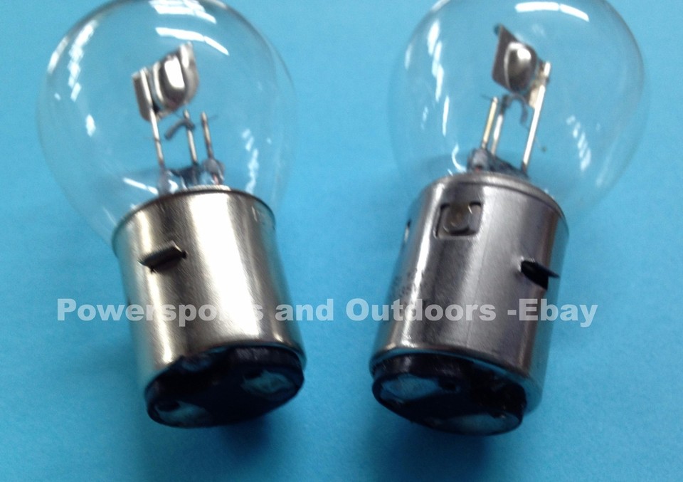 (2-Pack) Brand New S2 Light Bulbs for Scooter, Snowmobile, ATV 12V35 ...