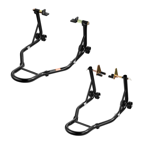 Motorcycle Front & Rear Stand Lift 1100 lbs Spoolift Paddock Swingarm ...